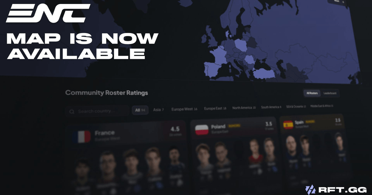 Esports Nations Cup 2026: League of Legends Teams & Rosters Interactive ...