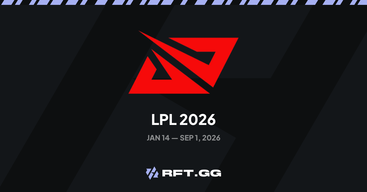 LPL 2026 - Matches | RFT.GG
