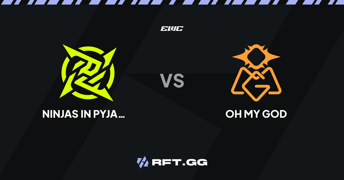 Ninjas in Pyjamas vs Oh My God | Esports World Cup 2026 China Qualifier ...