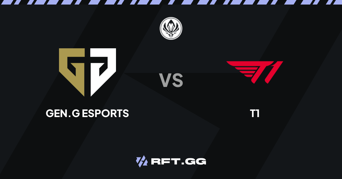 Gen.G Esports vs T1 | MSI 2025 | July 13th, 2025 | RFT.GG