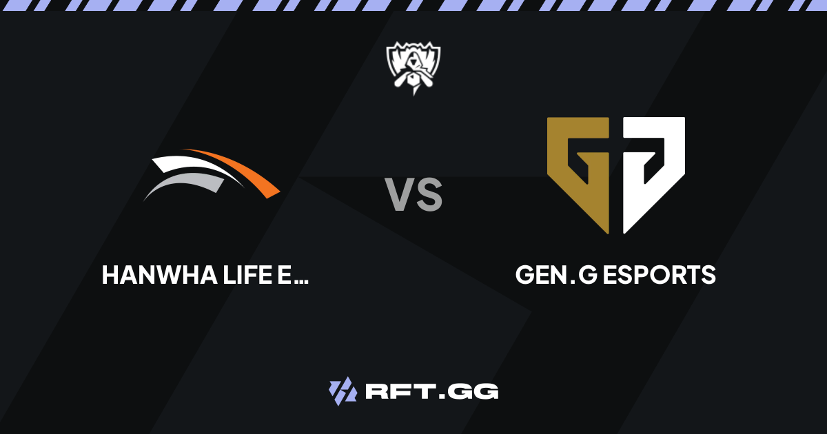Hanwha Life Esports vs Gen.G Esports | Worlds 2024 | October 5th, 2024 ...