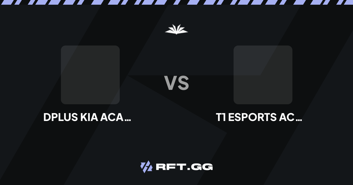 Dplus Kia Academy vs T1 Esports Academy Rookies | LCK Academy Series ...