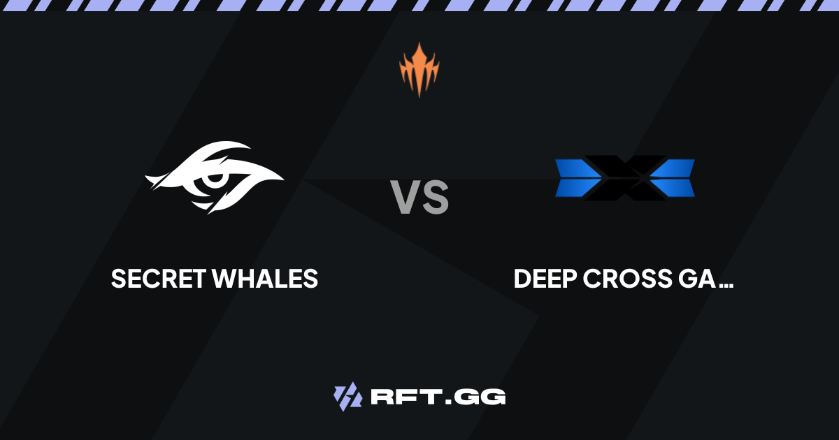 Secret Whales vs Deep Cross Gaming | LCP 2026 Split 1 | February 26th ...